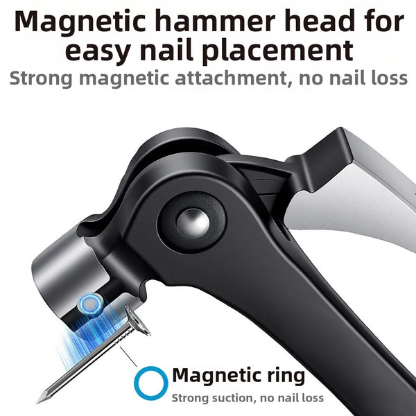 Magnetic Nail Holder, Three-Angle Head & Comfort Grip Handle ...