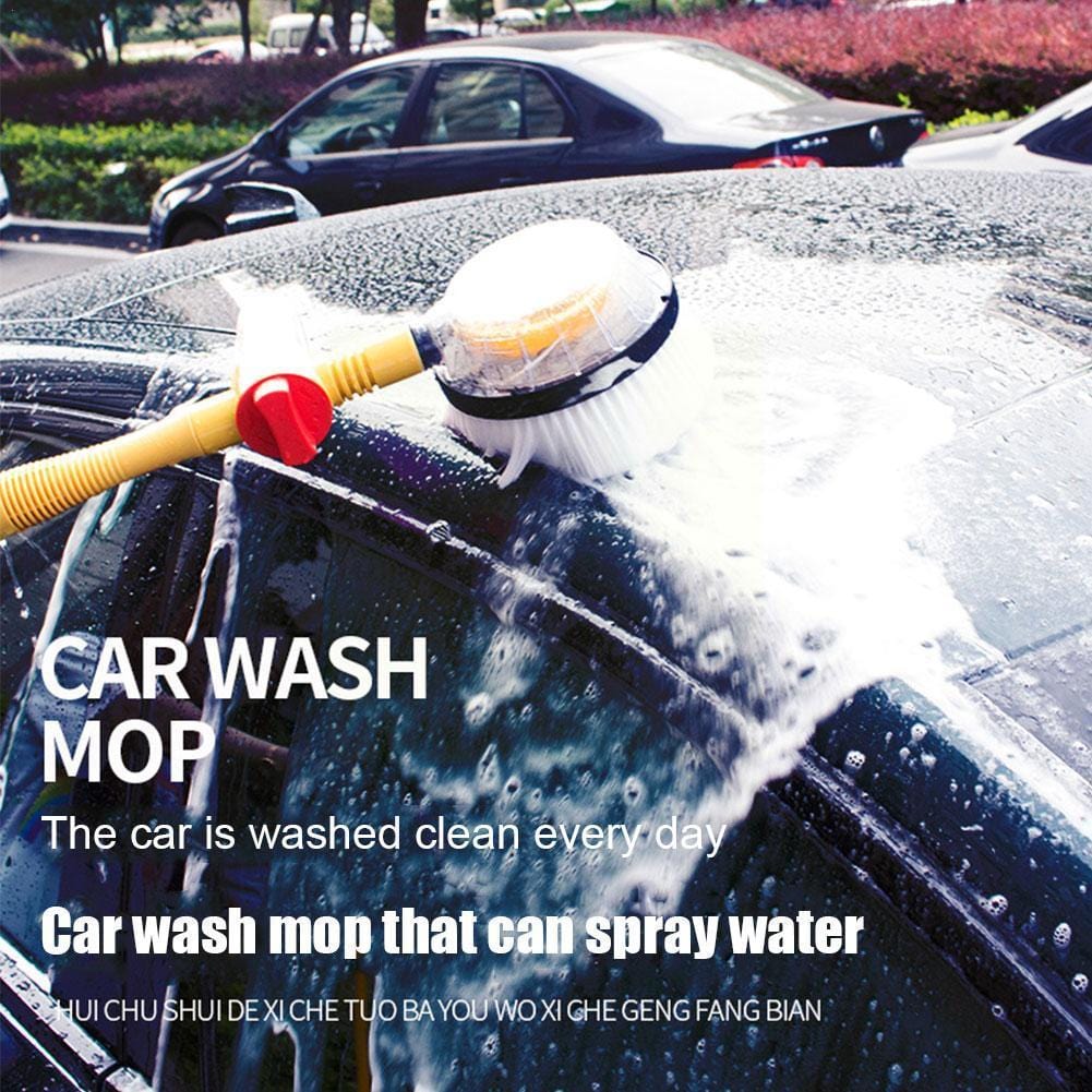 360° Rotating Microfiber Car Wash Brush Kit with Extendable and Detach ...