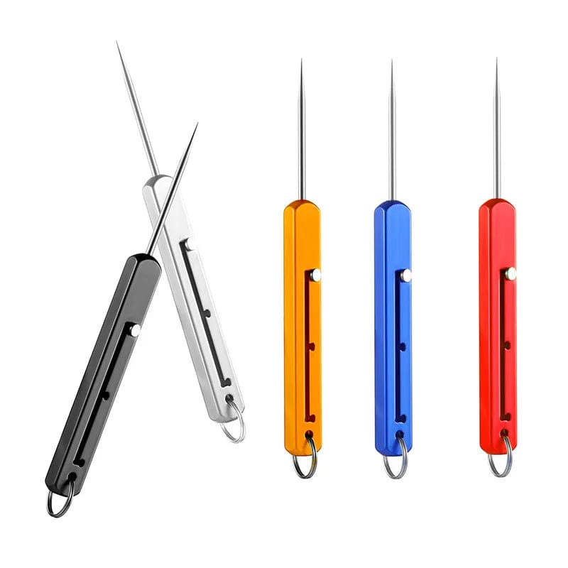 Keychain Titanium Retractable Toothpick, Integrated Design Telescopic ...
