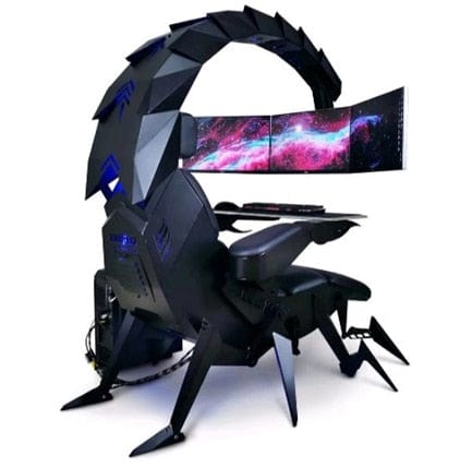 Zero Gravity Ergonomic Scorpion Super Gaming Cockpit Chair with 1-3 Mo ...